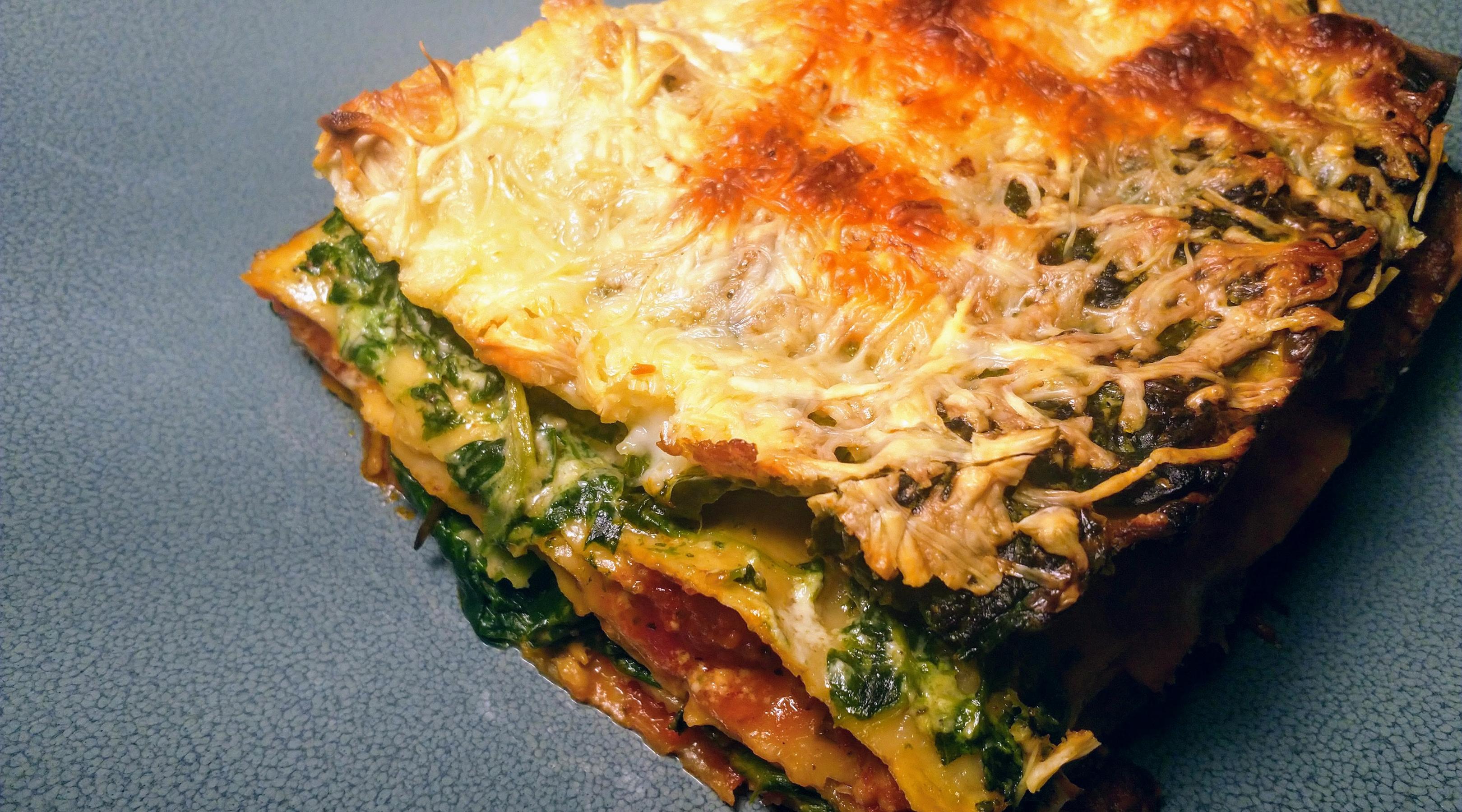 Lasagne verde met mascarpone en kippengehakt | Onze recepten